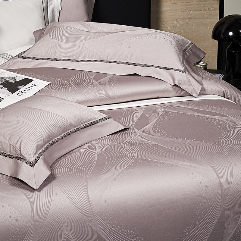 Luxury Glimmer 1000 TC Duvet Cover Set Luxury Designer Bedding Set ...