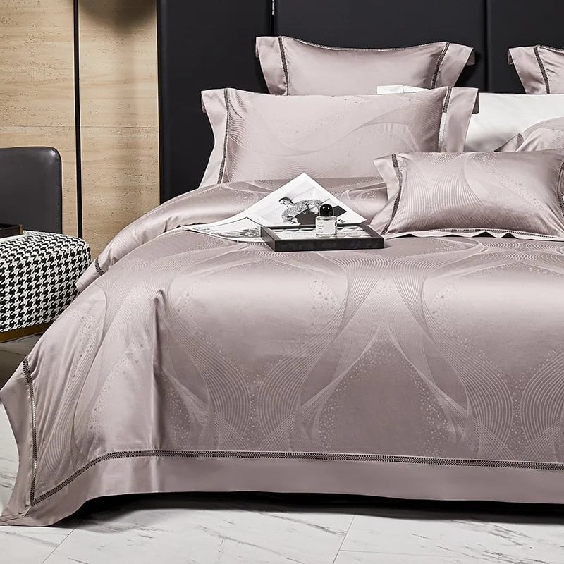 Luxury Glimmer 1000 TC Duvet Cover Set Luxury Designer Bedding Set ...