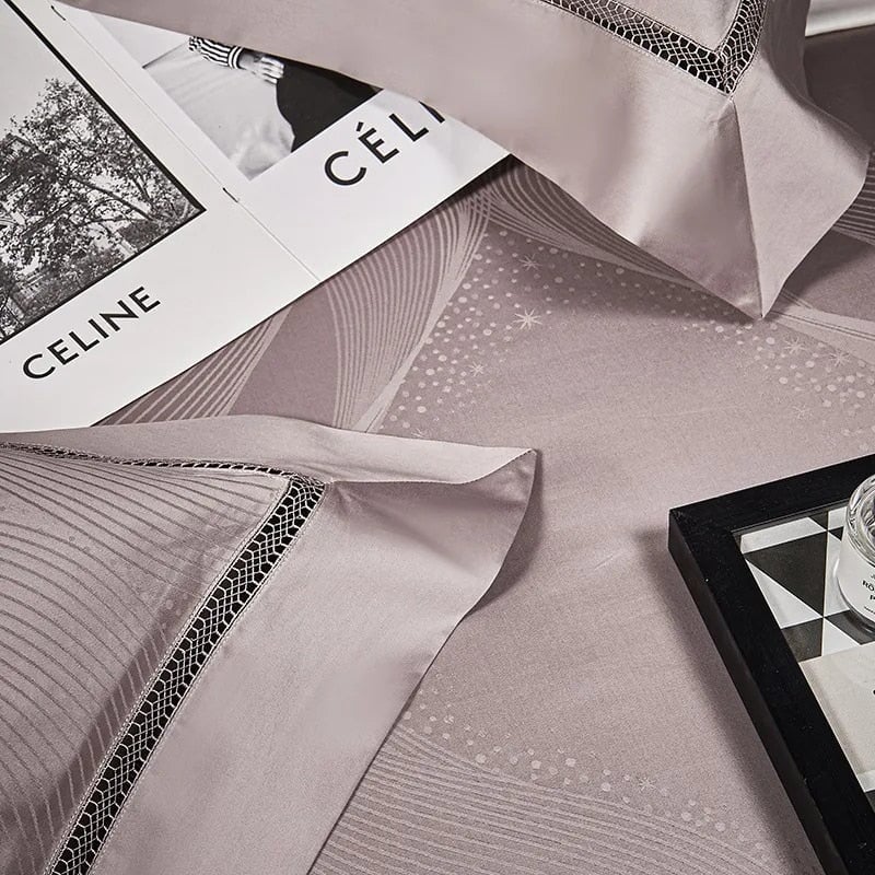 Luxury Glimmer 1000 TC Duvet Cover Set Luxury Designer Bedding Set ...