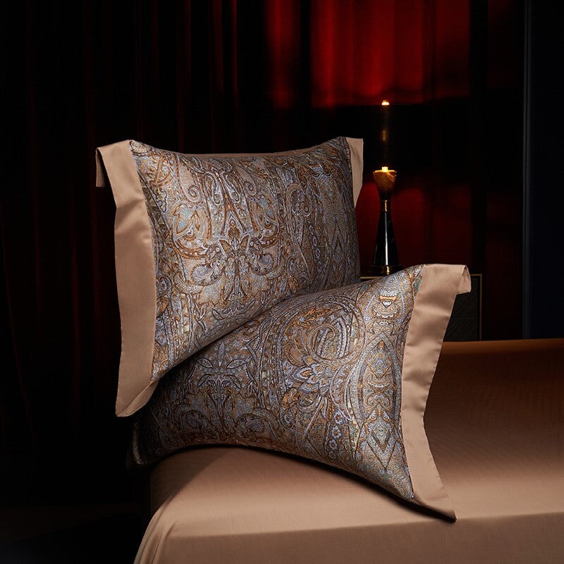 Mocha 1000 TC Luxury Designer Bedding Set – Roomie Design