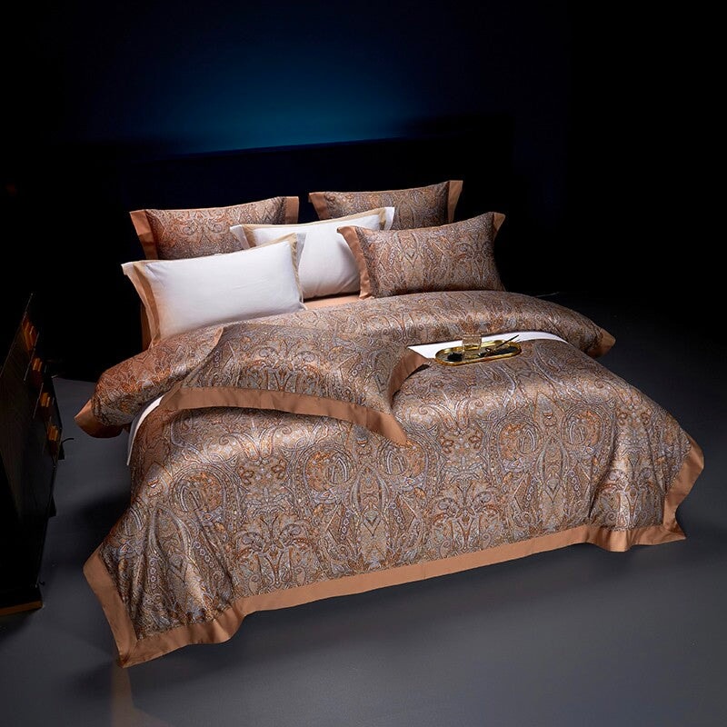 Mocha 1000 TC Luxury Designer Bedding Set – Roomie Design