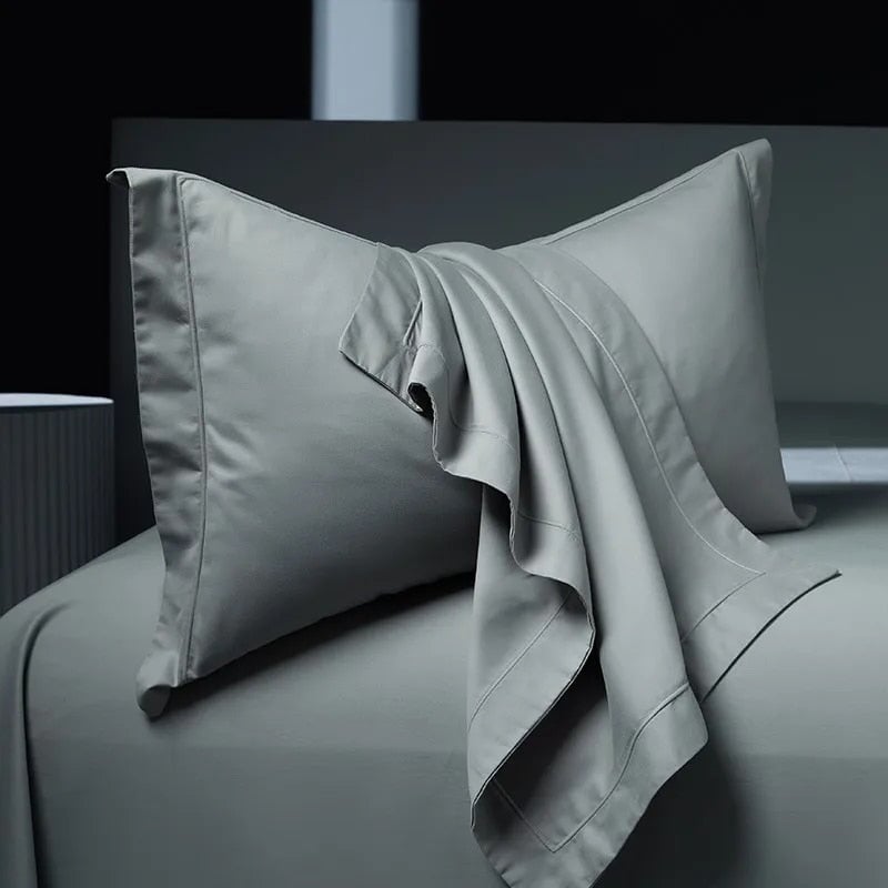 Nordic Elegance Brushed Cotton Pillowcases - Luxury Designer Bedding ...