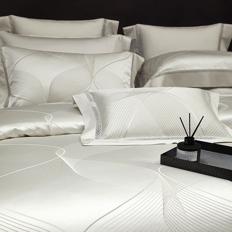 Platinum Luxury Duvet Cover Set Luxury Designer Bedding Set – Roomie Design