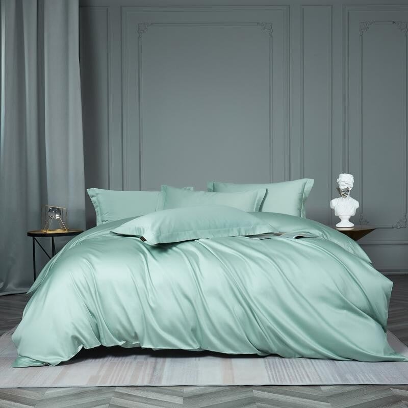 Prestige Mint Green 1000 TC Egyptian Cotton Luxury Designer Bedding ...