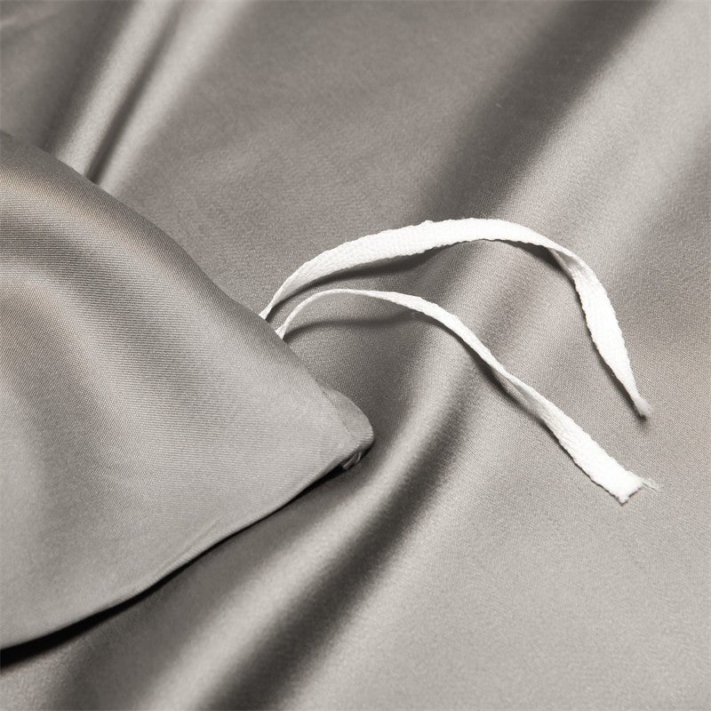 Freya Grey Eucalyptus Lyocell Luxury Designer Bedding Set – Roomie Design