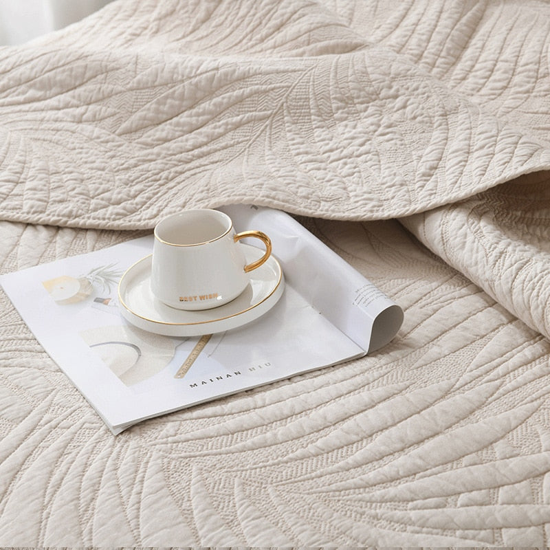 Luxury Fern Cotton Quilt Set Luxury Designer Bedding – Roomie Design