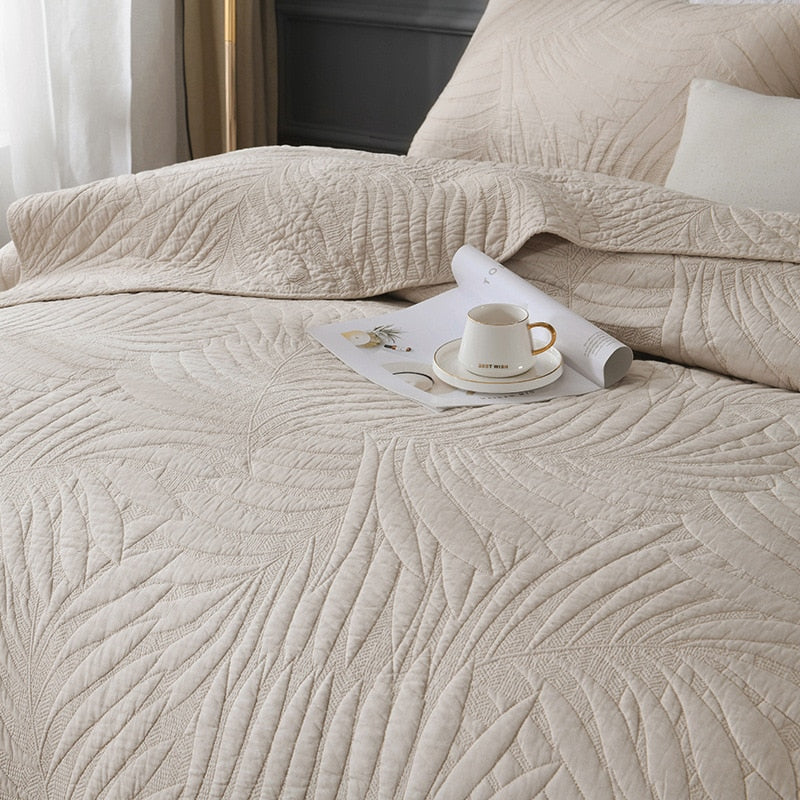 Luxury Fern Cotton Quilt Set Luxury Designer Bedding – Roomie Design