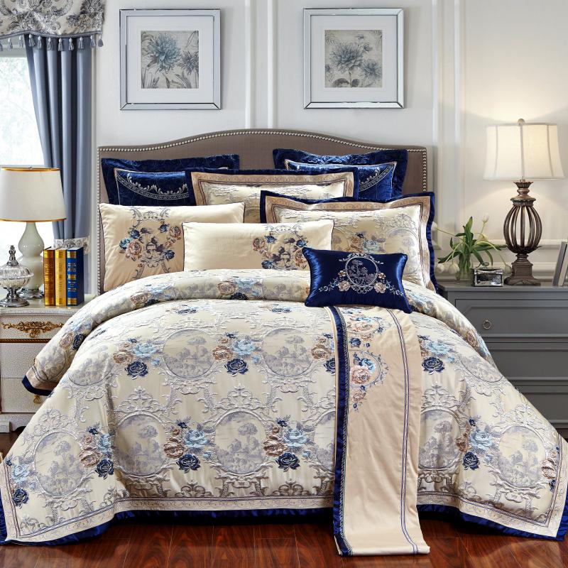 Oriental Jacquard Luxury Bedding Set (600 TC) Luxury Designer Bedding ...