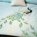 Peacock Duvet Cover Set (Egyptian Cotton, 600 TC) Luxury Designer ...