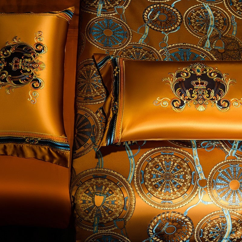 Sahara Duvet Cover Set (Egyptian Cotton, 600 TC) Luxury Designer ...