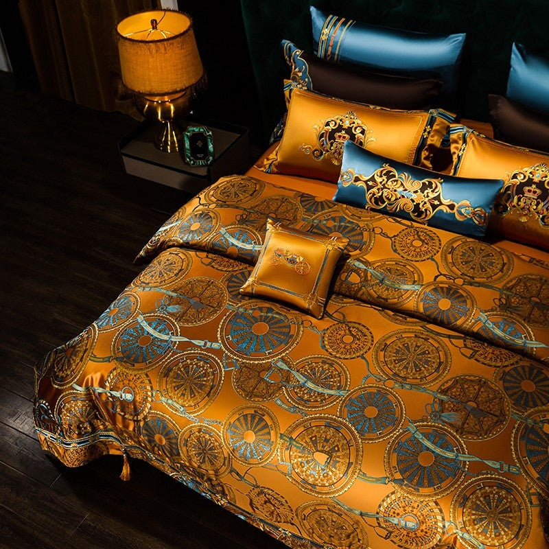 Sahara Duvet Cover Set (Egyptian Cotton, 600 TC) Luxury Designer ...