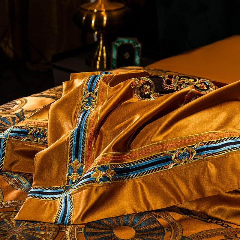 Sahara Duvet Cover Set (Egyptian Cotton, 600 TC) Luxury Designer ...