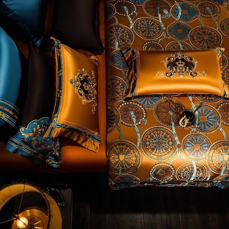 Sahara Duvet Cover Set (Egyptian Cotton, 600 TC) Luxury Designer ...