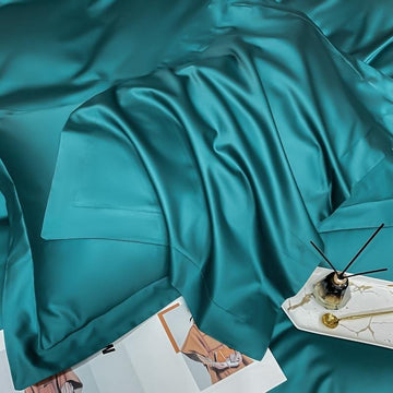 Turquoise Super Hero 100% Egyptian Cotton 1000 TC Duvet Cover Luxury ...