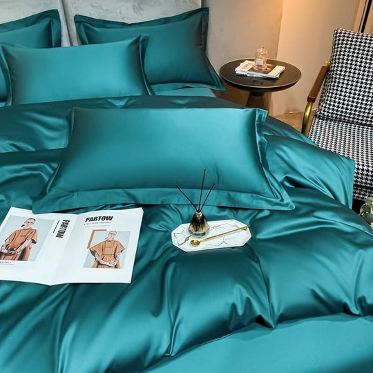 Turquoise Super Hero 100% Egyptian Cotton 1000 TC Duvet Cover Luxury ...