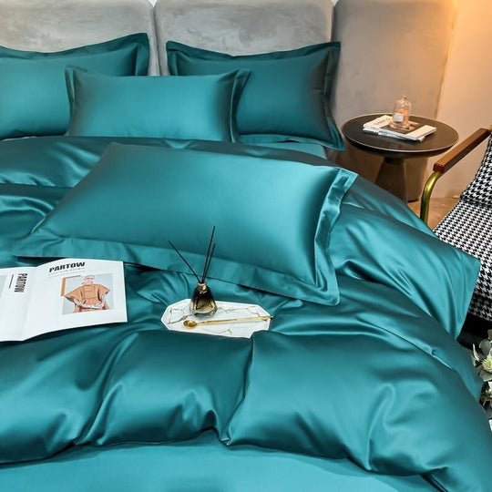 Turquoise Super Hero 100% Egyptian Cotton 1000 TC Duvet Cover Luxury ...